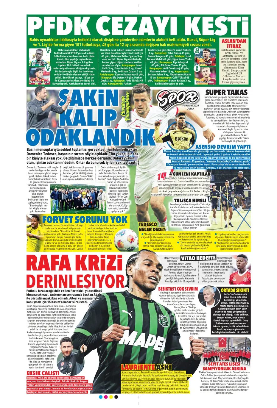 "Sergen varsa ben yokum" | Sporun manşetleri | NTVSpor