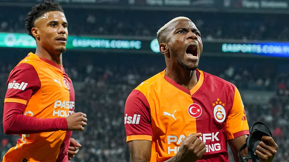 Ve Osimhen resmi transfer açıklamasını kamera karşısına geçip yaptı ...